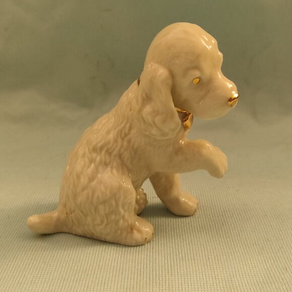 Lenox | Art | Lenox Cocker Spaniel Puppy Dog Figurine 24k Gold Accents ...